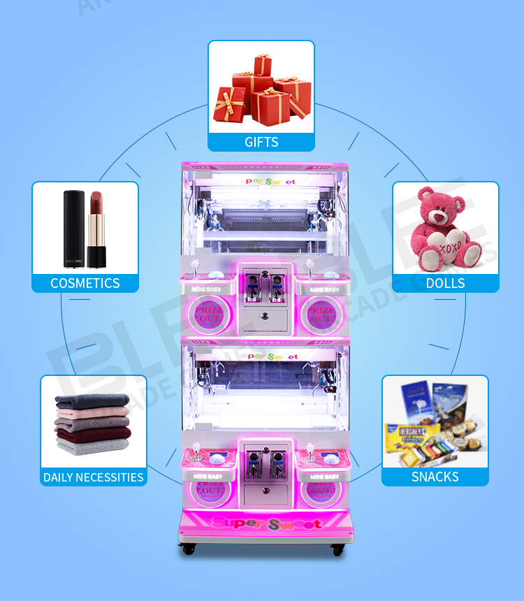 MINI BABY 4 Player claw machine - BLEE