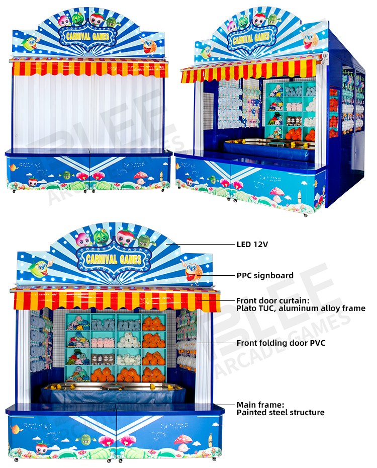 Hook a duck Game Carnival Booth earn Money carnival Game Booth - BLEE