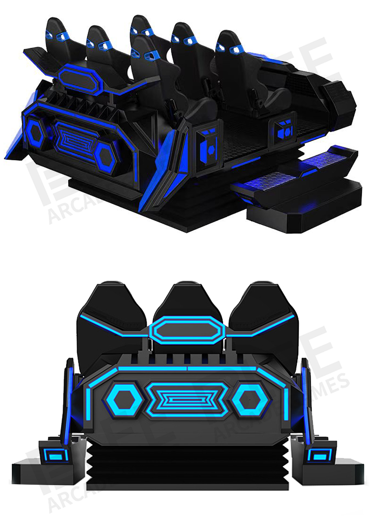 6 Seats Game Project 9D Virtual Reality Cinema Virtual Reality ...