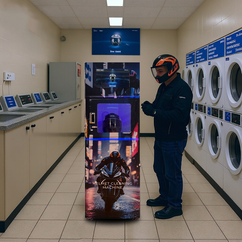 Helmet Self-Service Cleaning Machine – Profitable Business & OEM ...