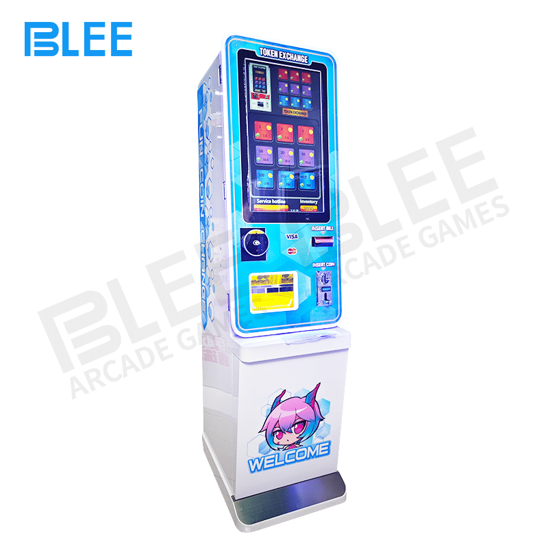 21.5" Touchscreen Token Dispenser BLEE Multi-Payment Arcade System ...